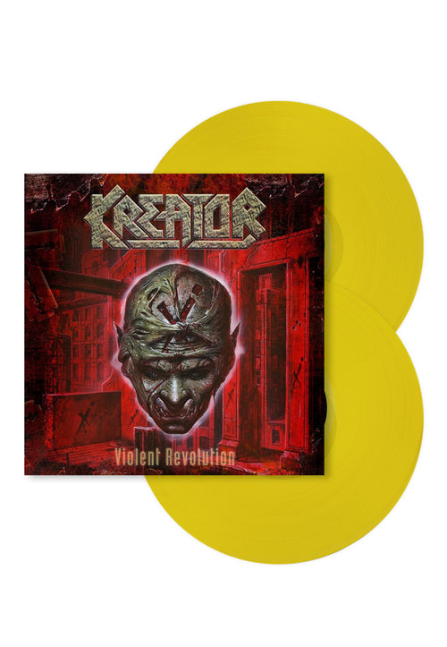 Kreator - Violent Revolution Ltd. Transparent Yellow - Colored 2 Vinyl ...