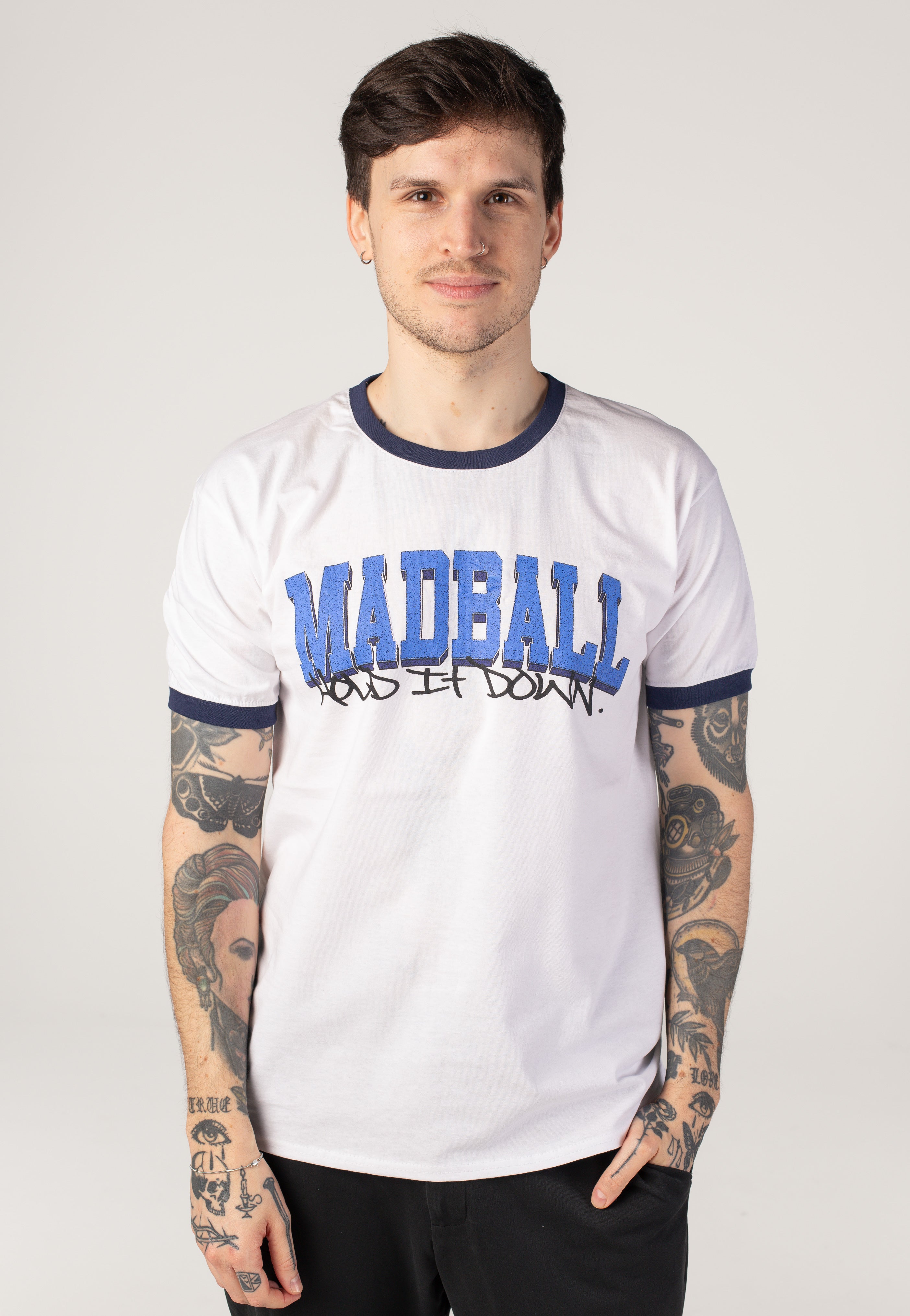 Madball - Hold It Down Can´t Stop 25 Years Anniversary White Ringer - T ...